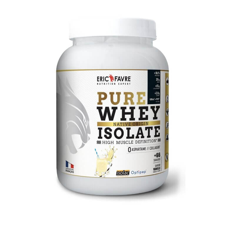 Pure Whey Protein Native 100% Isolate - Eric Favre - Étage Sport Club